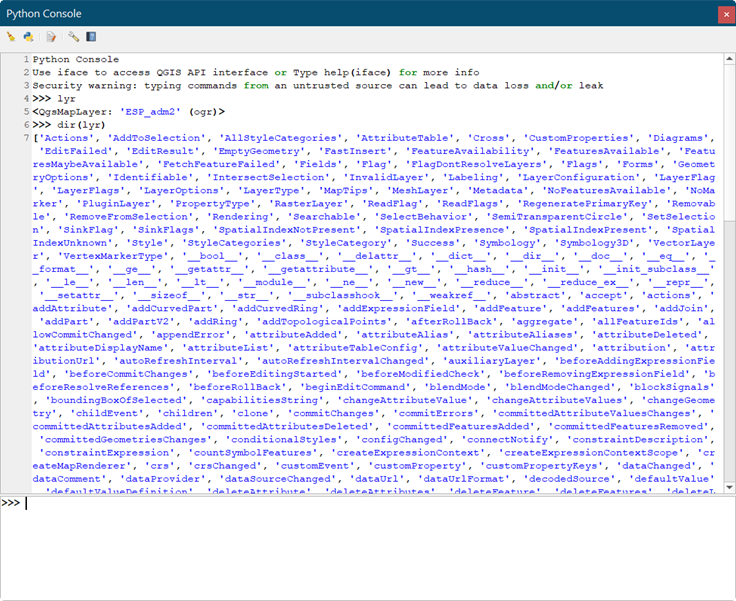 Tutorial: Acceder a propiedades de capa desde QGIS con Python